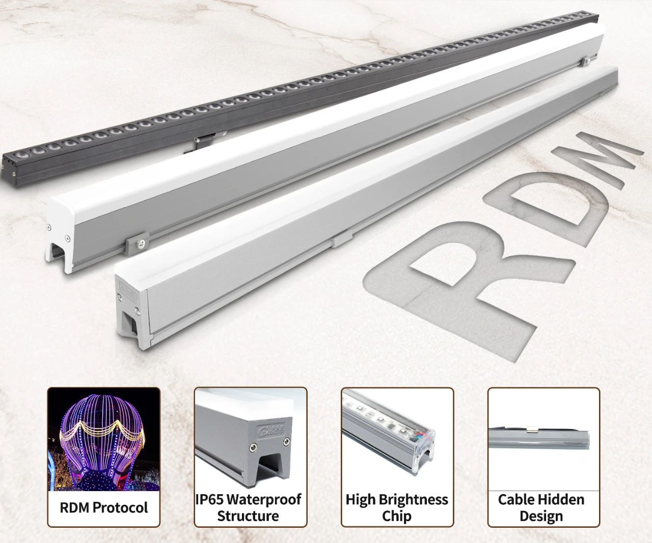 CharmingLed Launches a New Generation of RDM Led Tube Lights