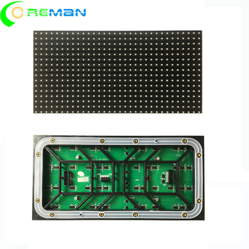High Brightness P10 Full Color LED Module 1/2S , LED Matrix Display Module