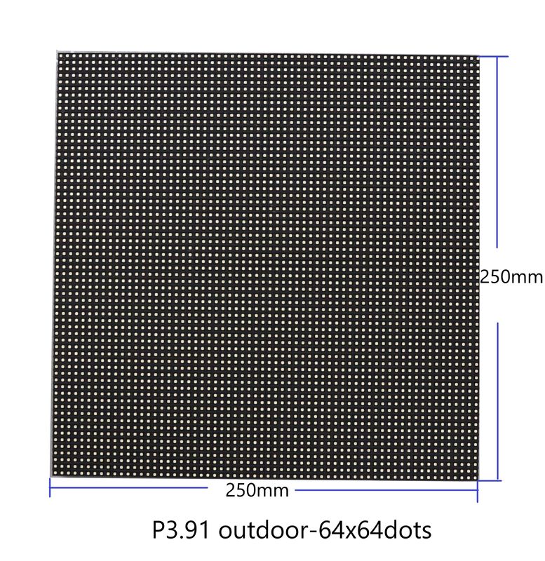 P3.91 Dot Matrix LED Display Module 64x64 Dots 250mm X 250mm 5V Input ...