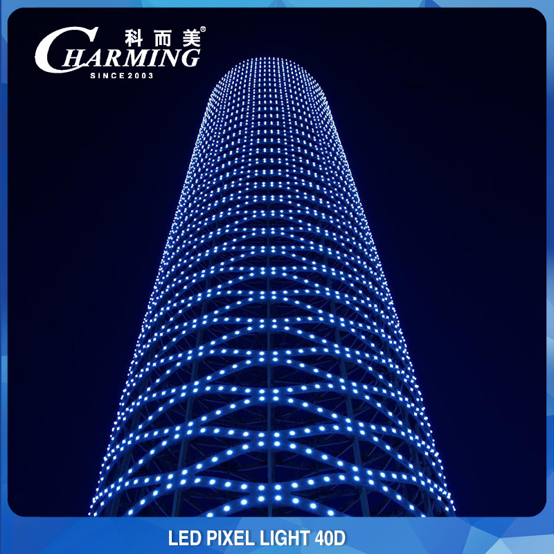 Outdoor Building LED Pixel Lights DC24V 40D SPI Control Durable