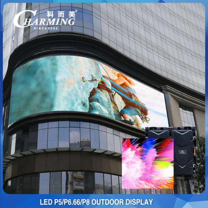 Fixed P8 Advertising Outdoor LED Billboard Multipurpose Durable