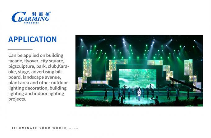 Multiscene IP65 LED Net Screen , Aluminum Alloy Flexible LED Curtain ...