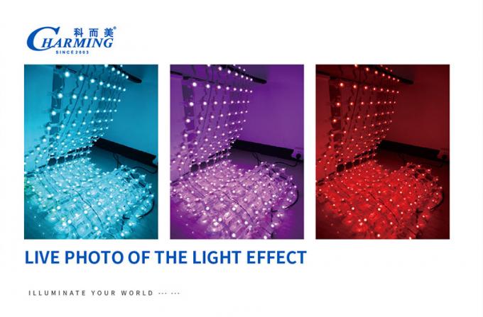 Multiscene IP65 LED Net Screen , Aluminum Alloy Flexible LED Curtain ...